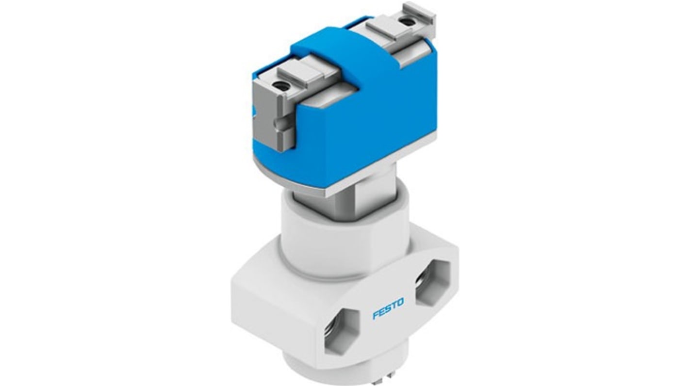 Festo 2 Finger Single Action Pneumatic Gripper, HGPM-08-EO-G6, Parallel ...