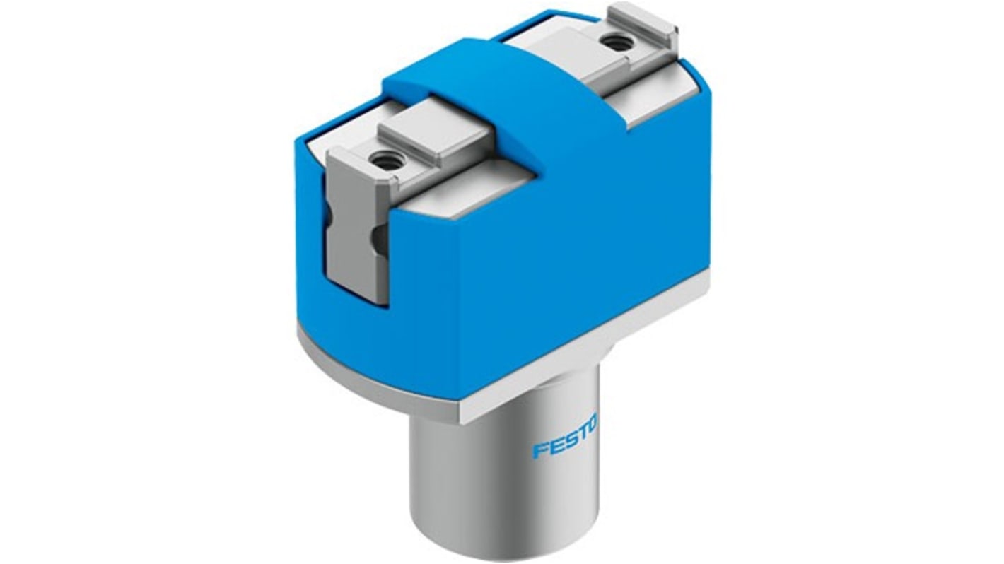 Festo 2 Finger Single Action Pneumatic Gripper, HGPM-12-EZ-G8, Parallel ...
