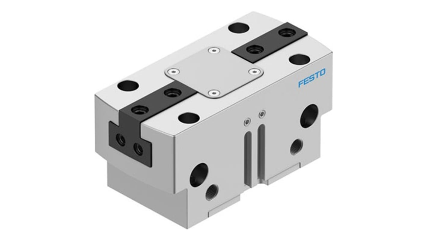 Festo 2 Finger Double Action Pneumatic Gripper, HGPT-50-A-B-F, Parallel ...