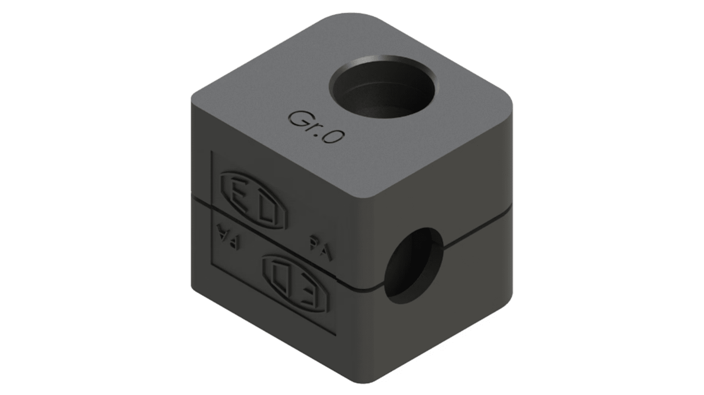 Parker Single Hydraulic Pipe Clamp for 6mm tube, RAN006X | RS