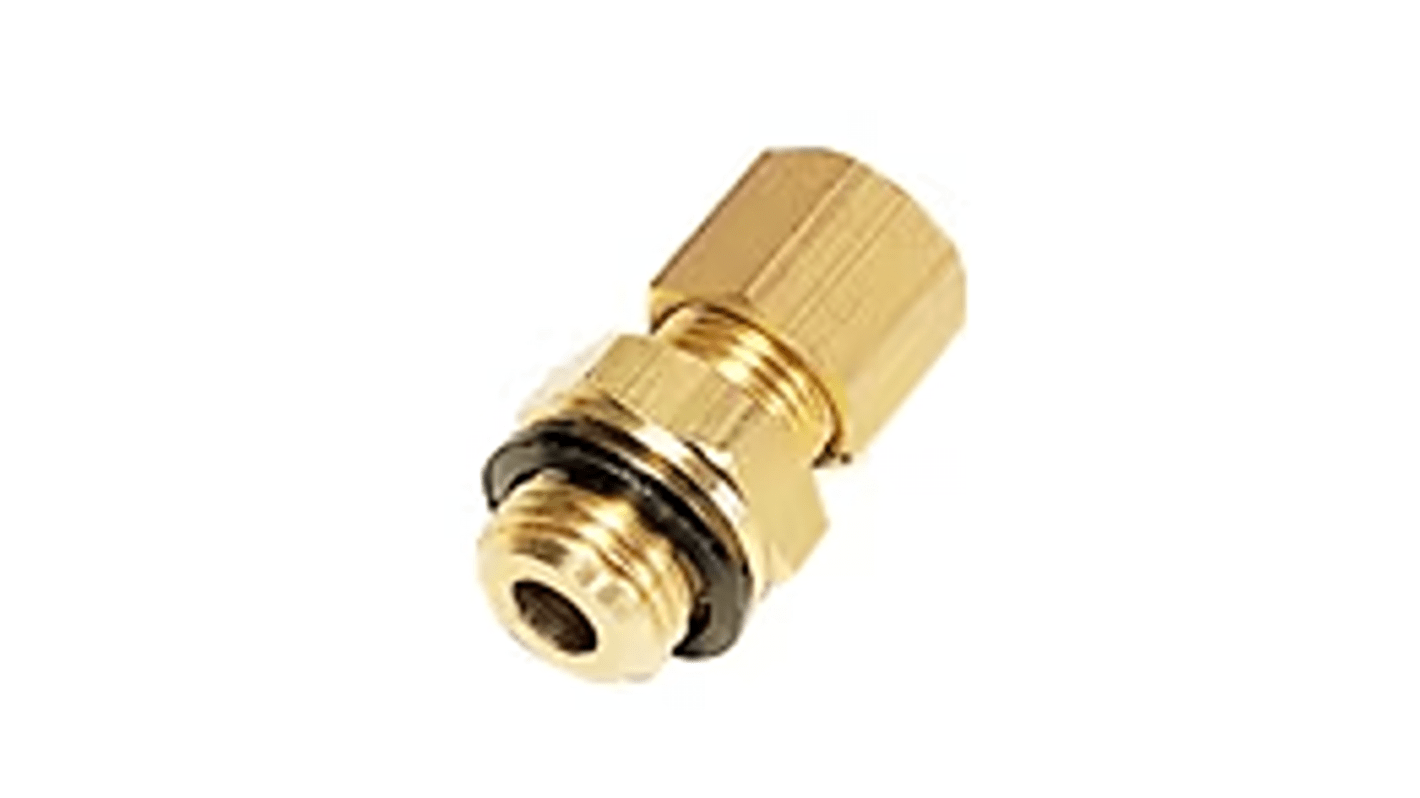 0101 10 17 | Legris Brass Pipe Fitting, Straight Push Fit Compression Olive, Male BSPP 3/8in 3 ...