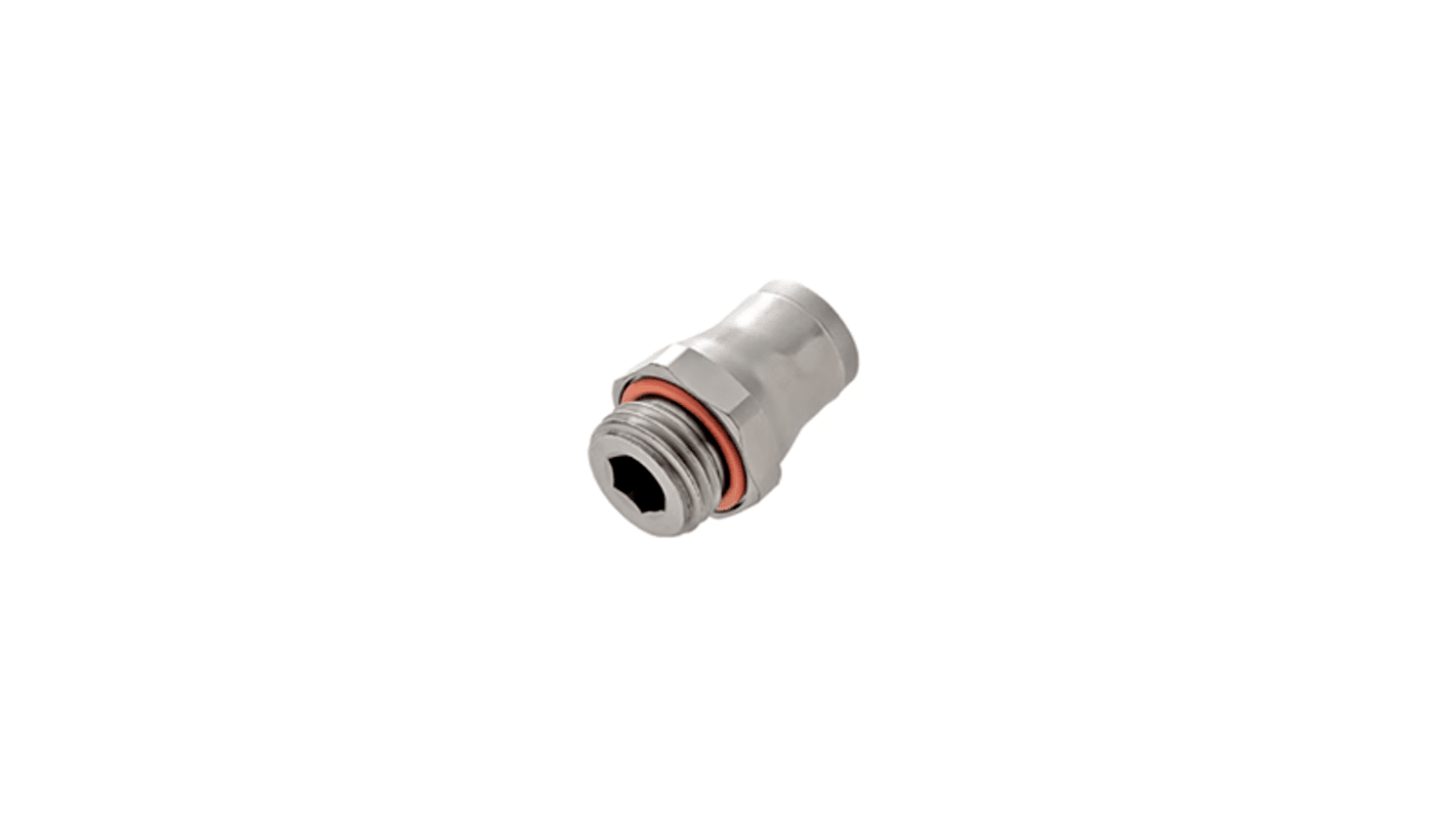 Legris LF 3800 Series Stud Fitting, 6 mm to G 1/8 Male, Tube-to-Port ...
