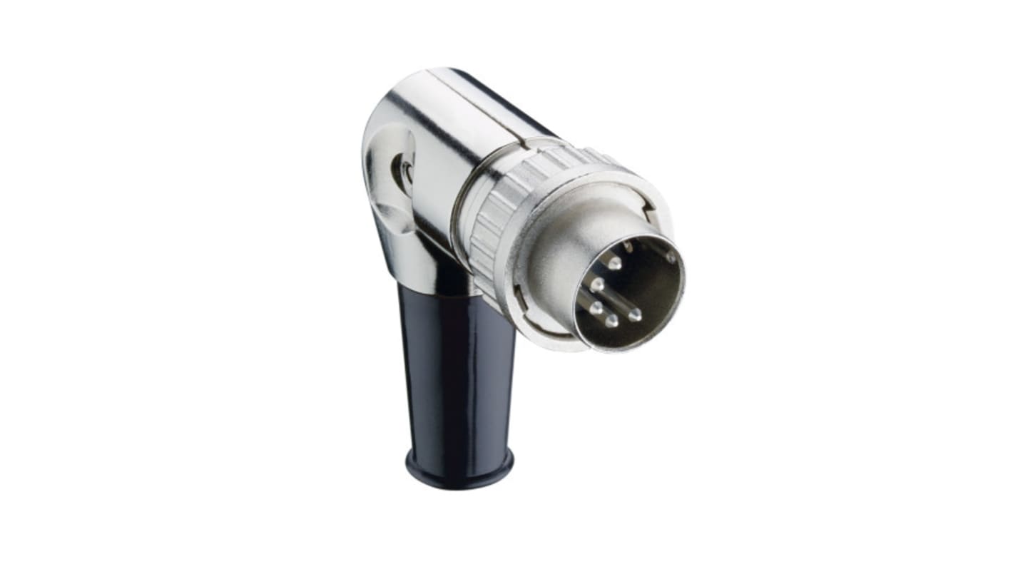 0134 05 | Lumberg, 0134 5 Pole Angle Din, DIN 41524, 4A, 100 V AC ...