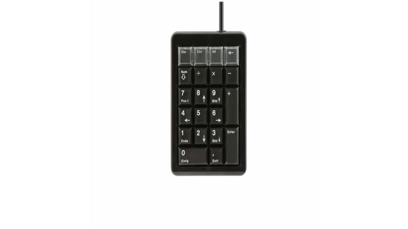 G84-4700LUCFR-2 | Cherry Black Wired USB Numeric Keypad | RS