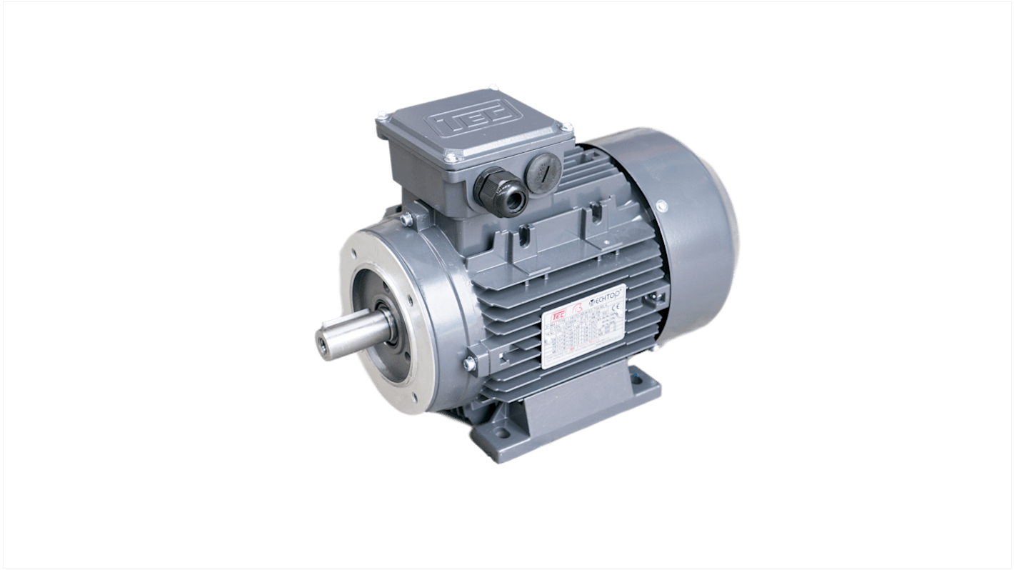 0.3743TECAB34-IE2 | TEC Motors T2A Clockwise AC Motor, 370 W, IE2, 3 ...