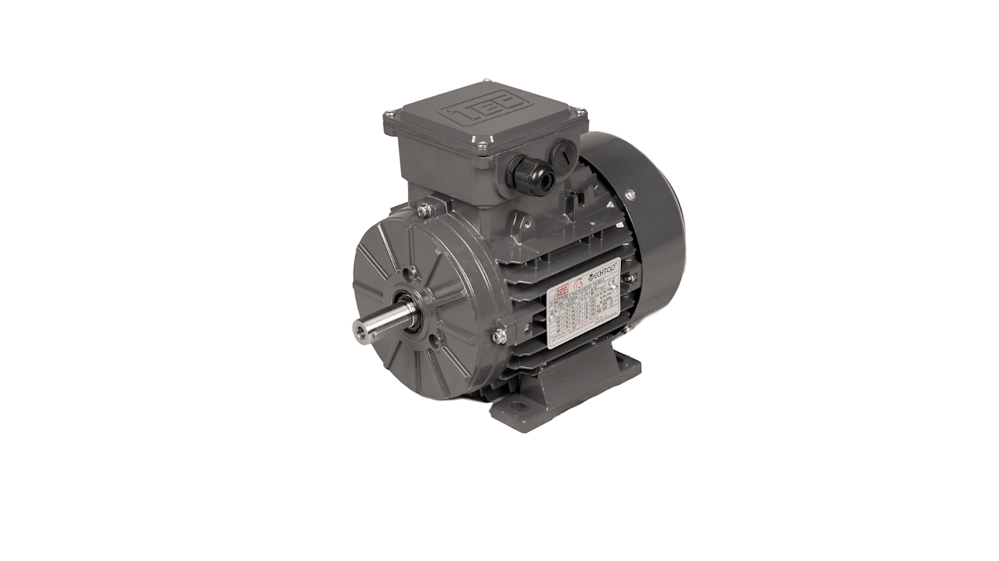 0.3743TECAB3-IE2 | TEC Motors T2A Clockwise AC Motor, 370 W, IE2, 3 ...