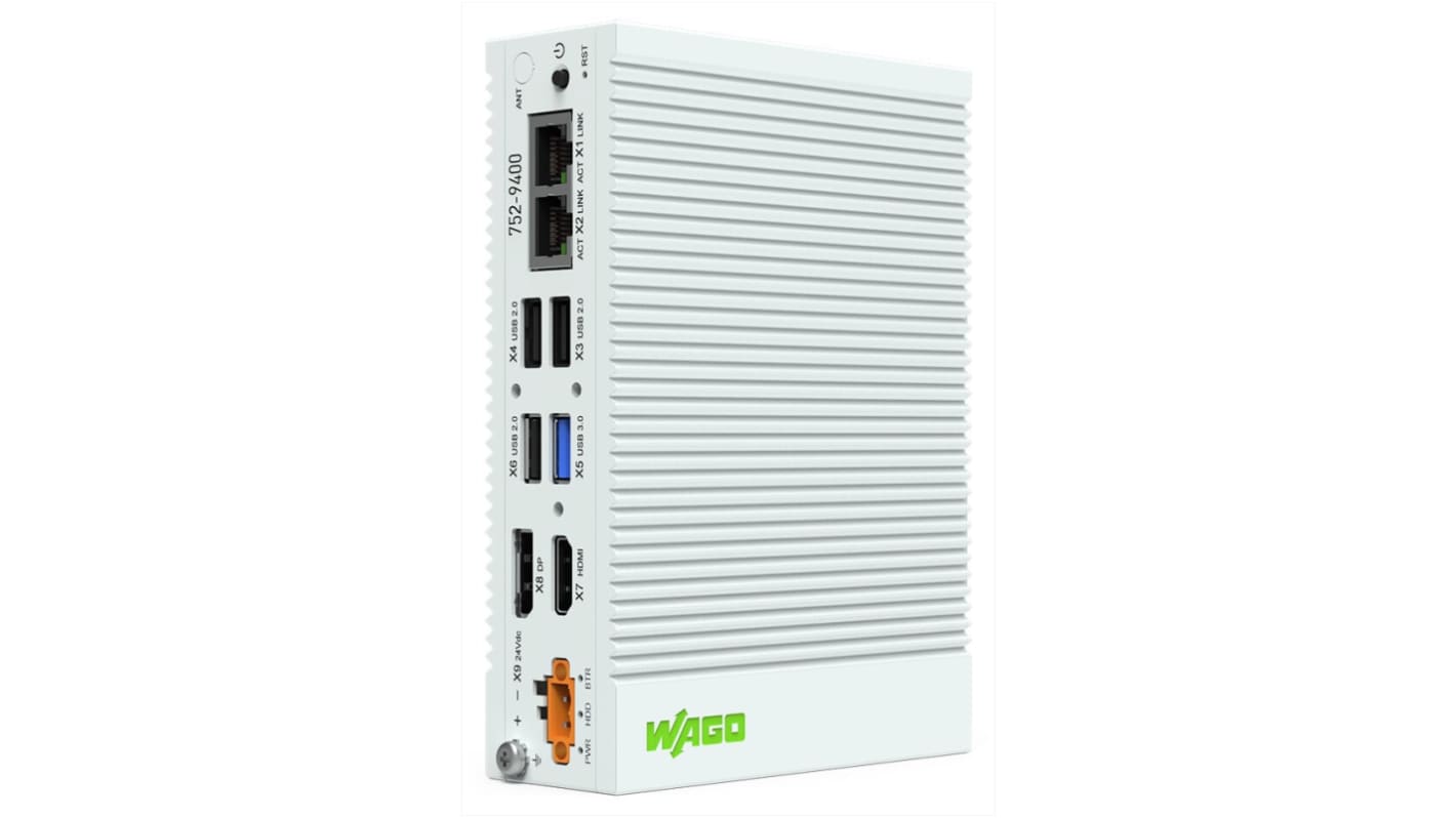 752-9401 | Wago Industrial Computer, 42W, Intel Atom 1.91 GHz, 64 GB, 4 ...