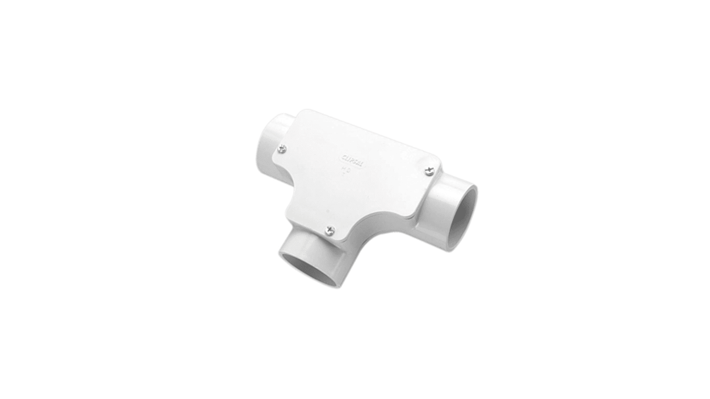 246/40-GY | Clipsal Electrical Inspection Tee, Conduit Fitting, 40mm ...