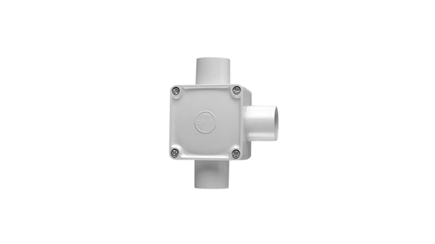 252/32/3-GY | Clipsal Electrical Series 252 Series Grey PVC Junction ...
