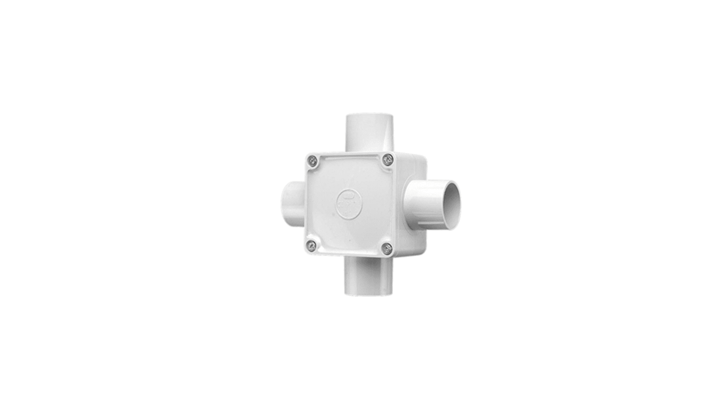 252/32/4-GY | Clipsal Electrical Series 252 Series Grey PVC Junction ...