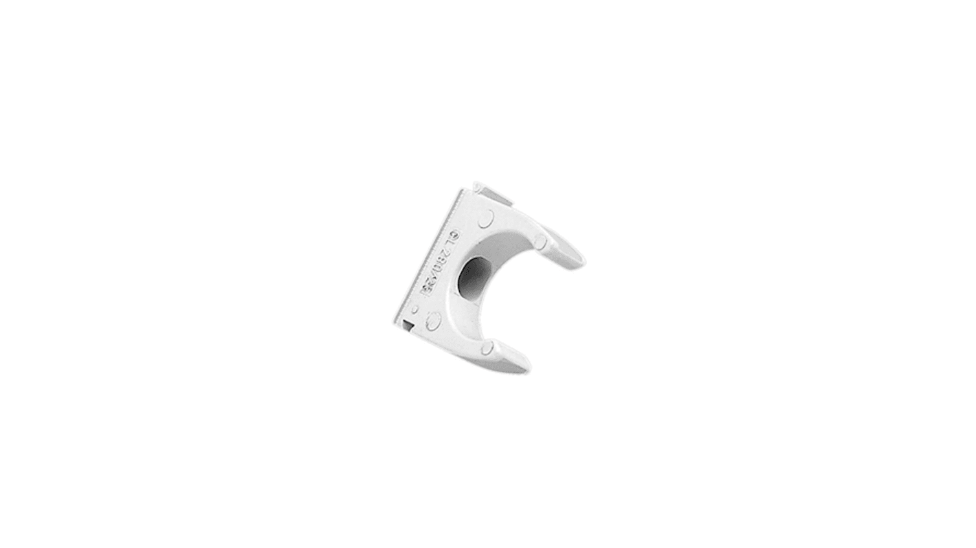 280/25-GY | Clipsal Electrical Grey Plastic C-clamp, 25mm Max. Bundle | RS