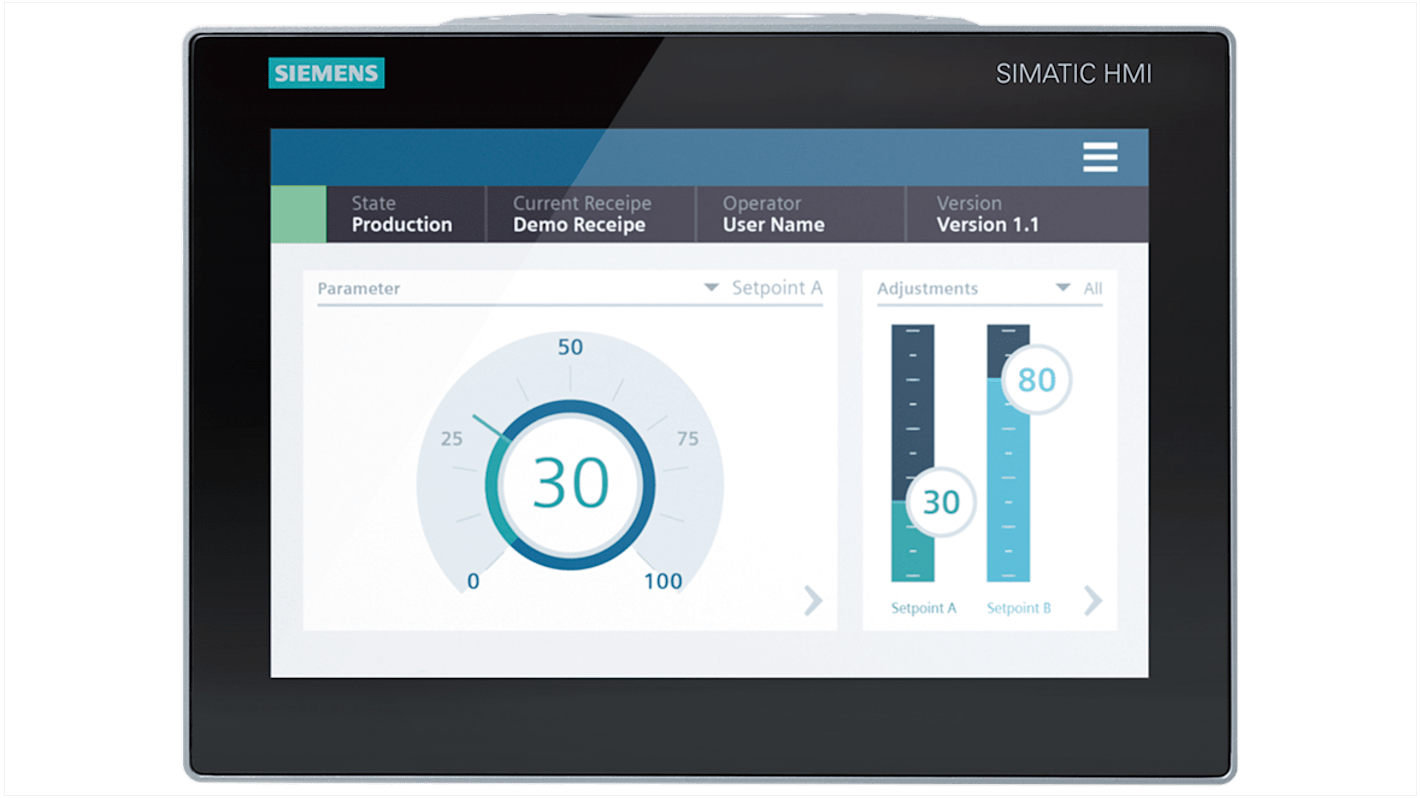 6AV2128-3MB27-0BX0 | Siemens 6AV2128 Series MTP1200 Unified Comfort HMI ...
