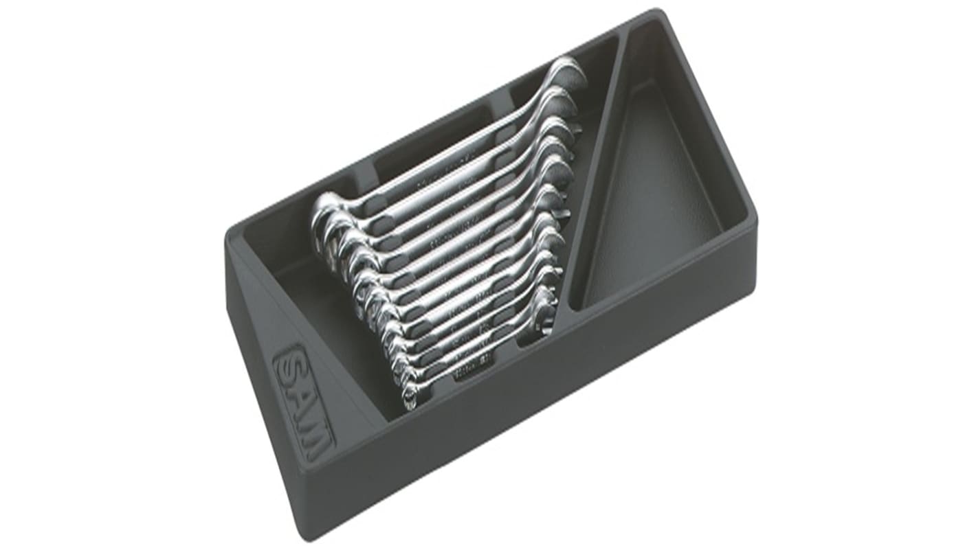 51A-J12MN | SAM 51A Series 12-Piece Combination Spanner Set, 6 → 17 mm ...