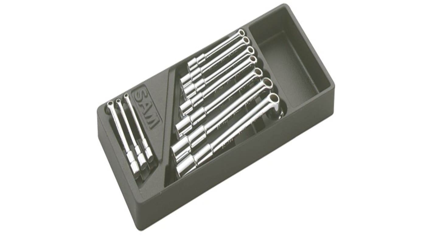 93-J10M | SAM 93 Series 10-Piece Combination Spanner Set, 6 → 12 mm ...