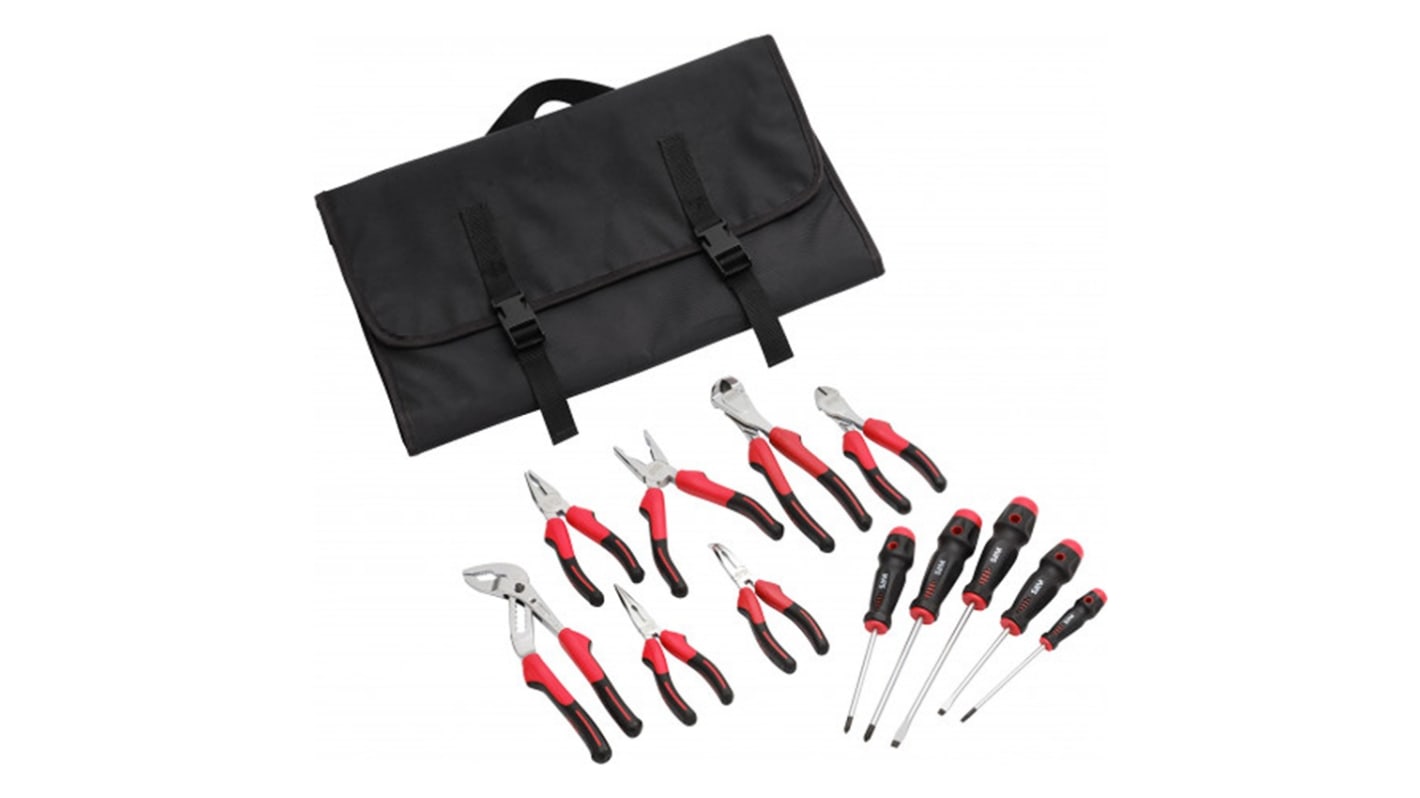 CP-12TR | SAM 12 Piece Maintenance Tool Kit Tool Kit with Pouch | RS