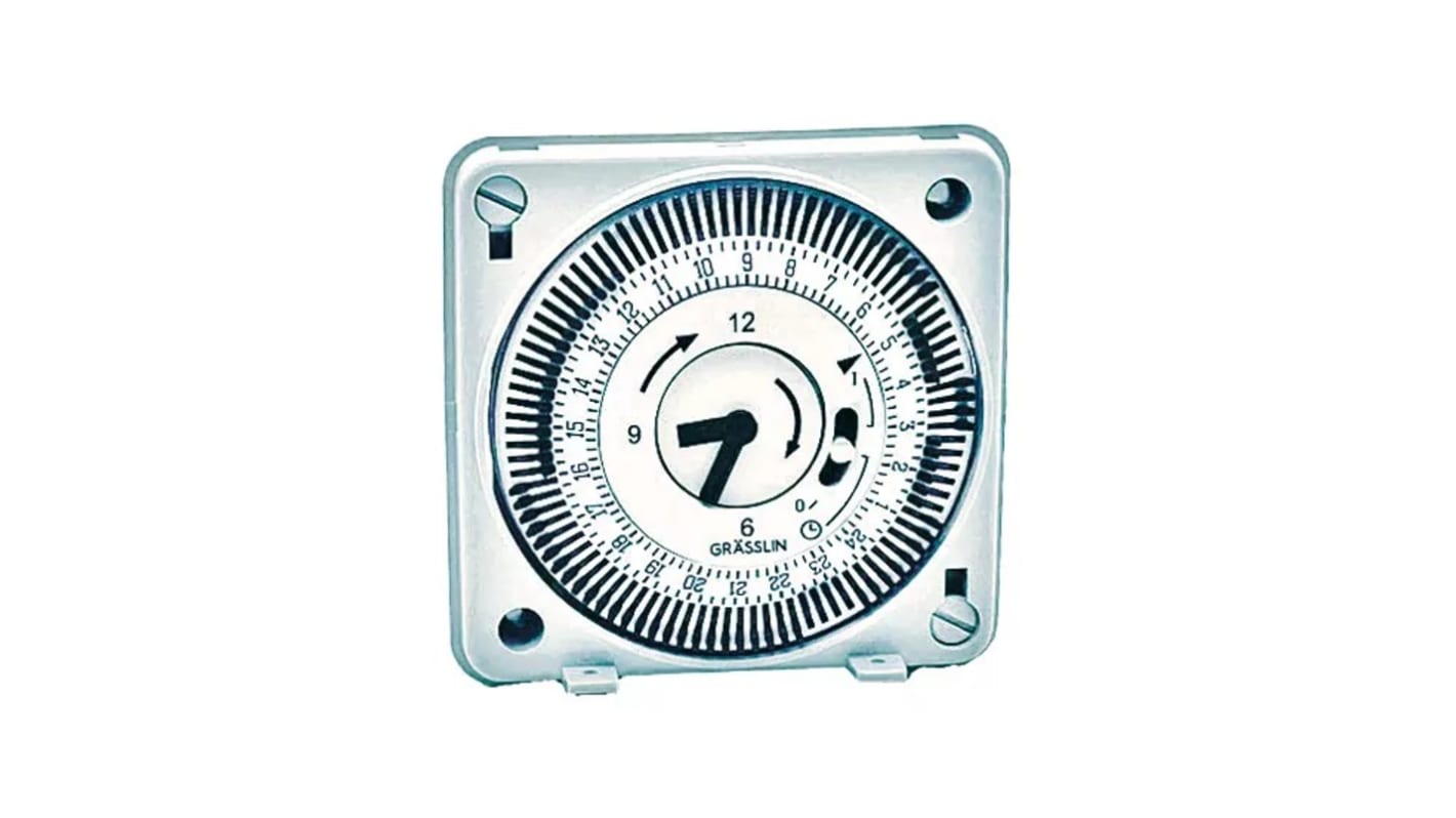 02.79.1001.1 | Grasslin Analogue Time Switch 110 → 230 V ac, 1-Channel | RS