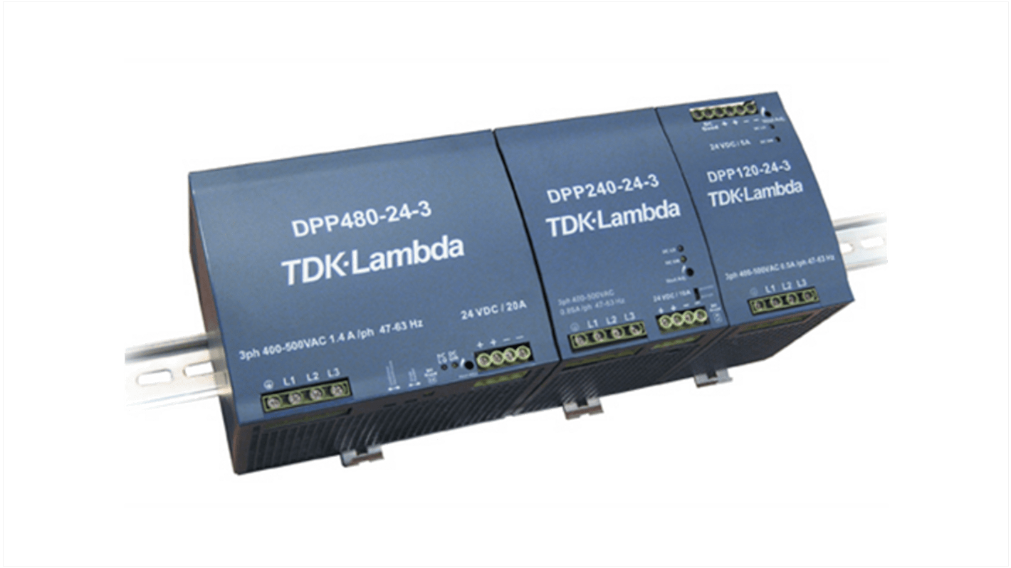 DPP25-5 | TDK-Lambda DPP15-100 DIN Rail Power Supply, 85 → 264V ac ac Input, 5V dc dc Output, 5A ...