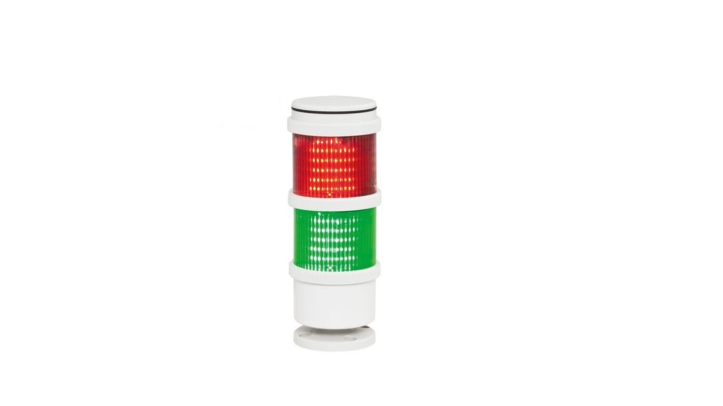 RND 430-00040 | LED Signal Tower Green & Red 24VACDC | RS