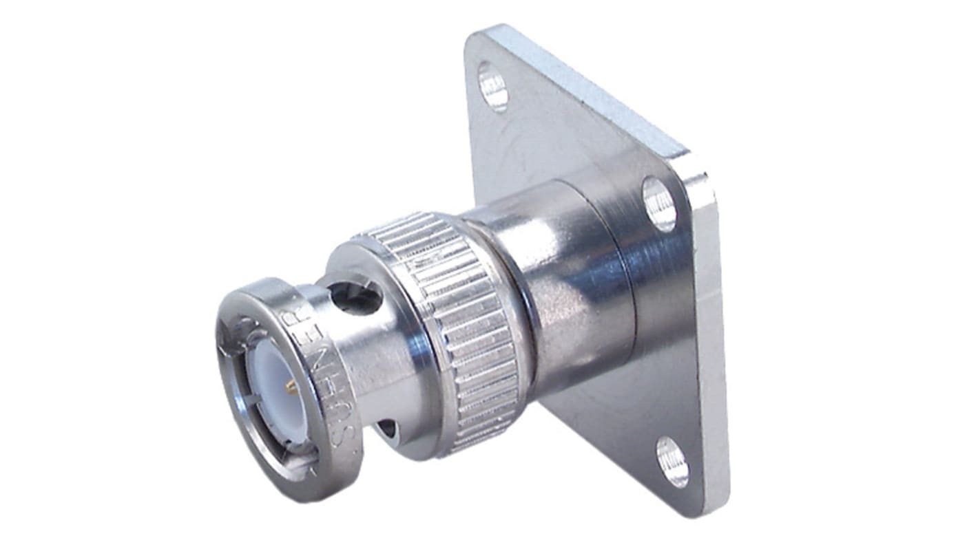 13_BNC-50-0-2/133_NE | Huber+Suhner 13_BNC Series, Plug Panel Mount BNC ...