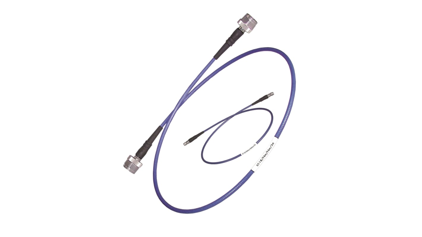 Huber+Suhner 同軸ケーブル, SMA SMA, 2ft, ST18/SMAm/SMAm/24in | RS