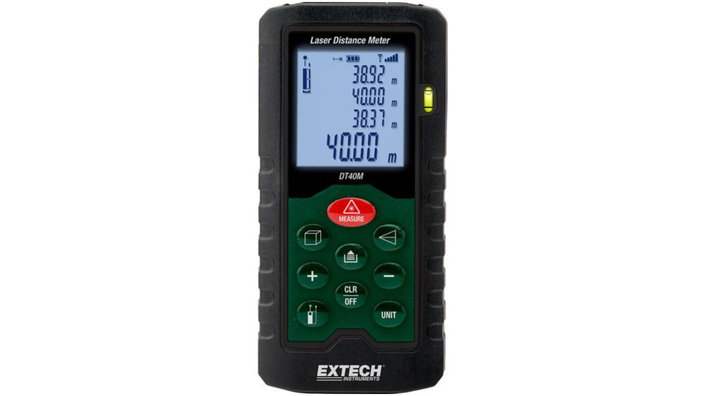 Extech DT40M Distance Meter, 0.05 → 40m Range, ±2 mm Accuracy | RS