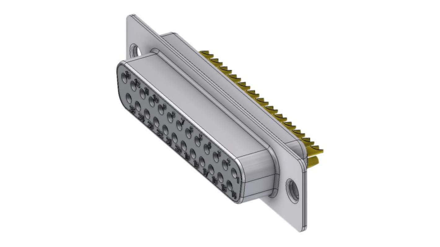 DTS25SZ/2 | Deltron DTS 25 Way Horizontal D-sub Connector Socket | RS
