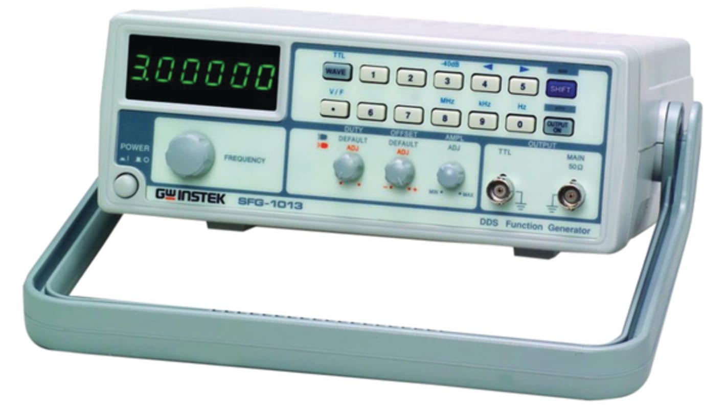 GW Instek SFG-1013 Function Generator, 0.1Hz Min, 0.003kHz Max | RS