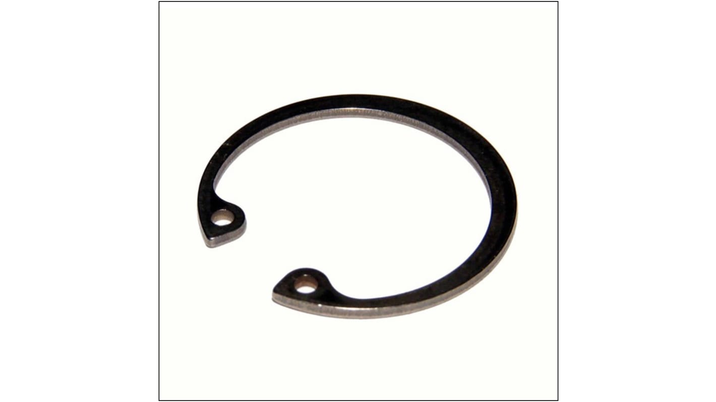 RS PRO Steel Internal Circlip, 20mm Shaft Diameter, 21mm Groove ...