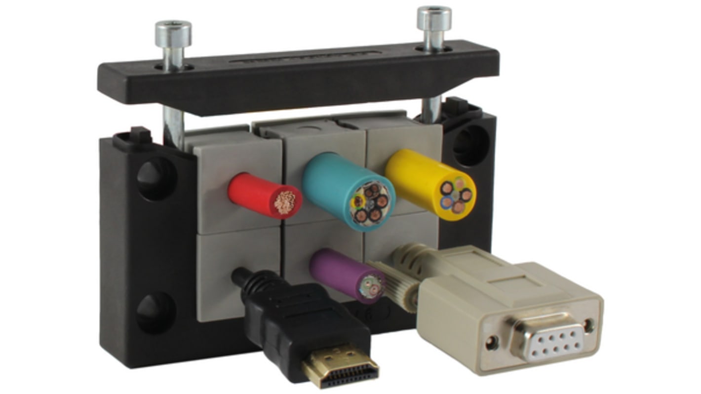 KEL-ER 10/6 | Icotek Polyamide Cable Trunking Frame, 98.3 x 19 x 58mm ...