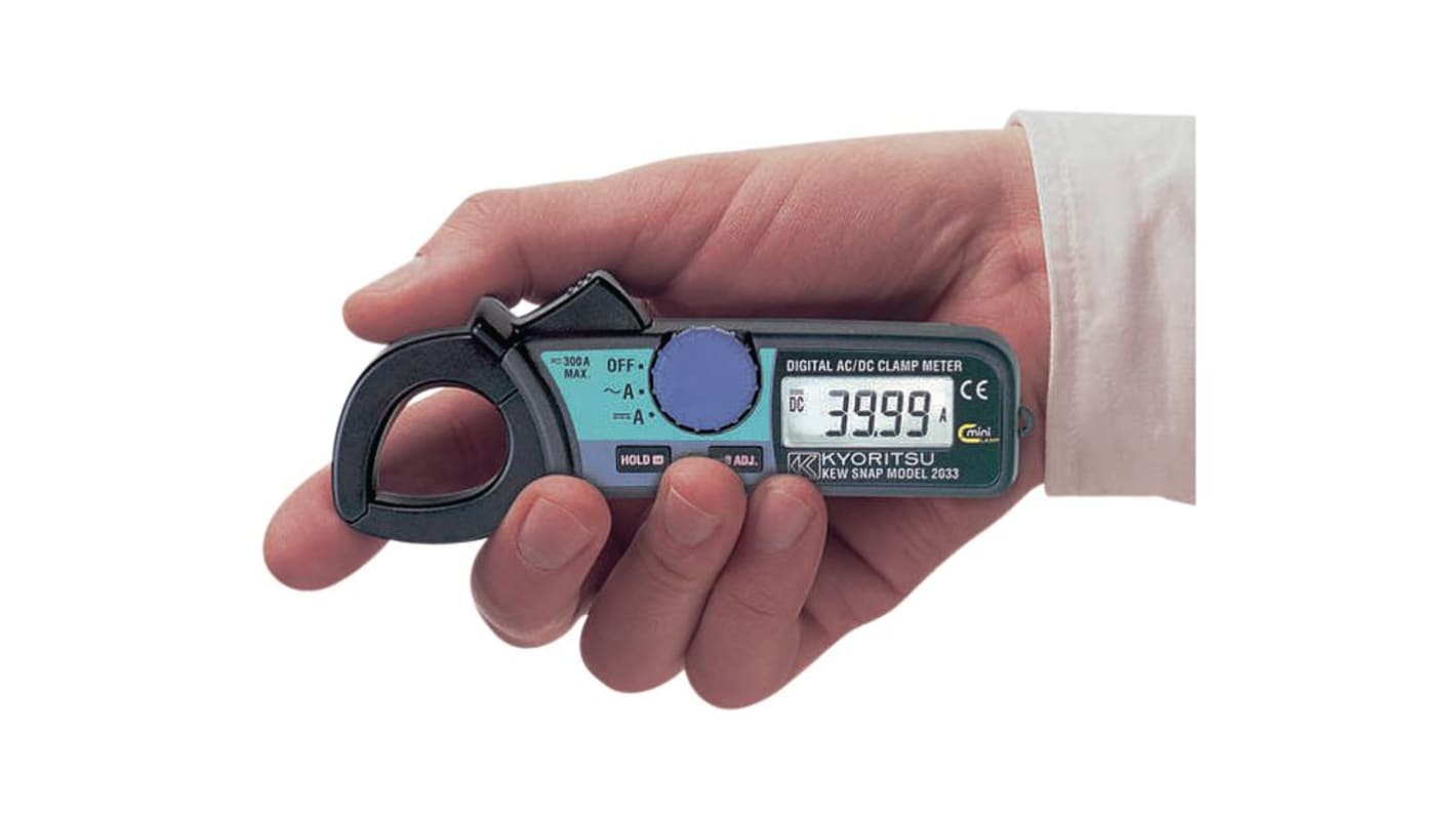 KEW2033 | Kyoritsu 2033 Clamp Meter, 300A dc, Max Current 300A ac CAT ...