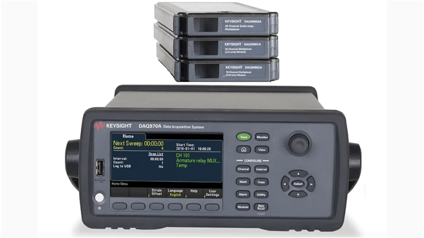 Keysight Technologies DAQ973MB Data Acquisition Bundle, GPIB, LAN, USB ...