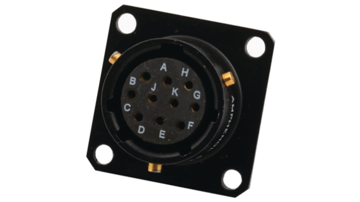 62IN 12E 12 10S 624 | Amphenol, 62IN 10 Way Panel Mount MIL Spec ...