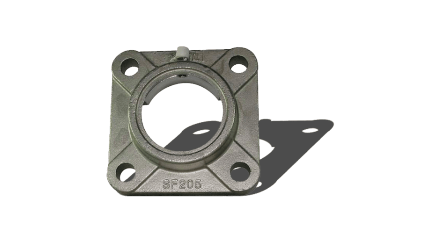 4 Hole Flange Bearing Unit, F204SS, 47mm ID | RS