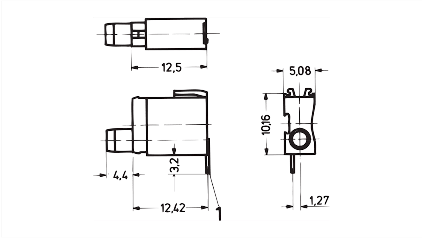 69004-130 | nVent SCHROFF 69004 Series Socket for Use with Front Panels ...