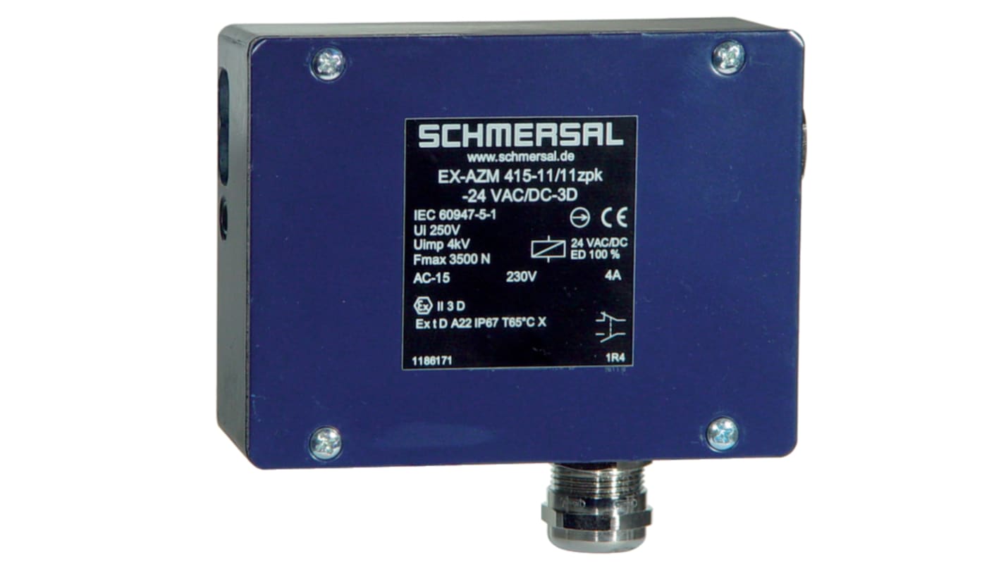 EX-AZM 415-02/20ZPK 24VAC/DC-3D | Schmersal IECEx EX-AZM 415 Safety ...
