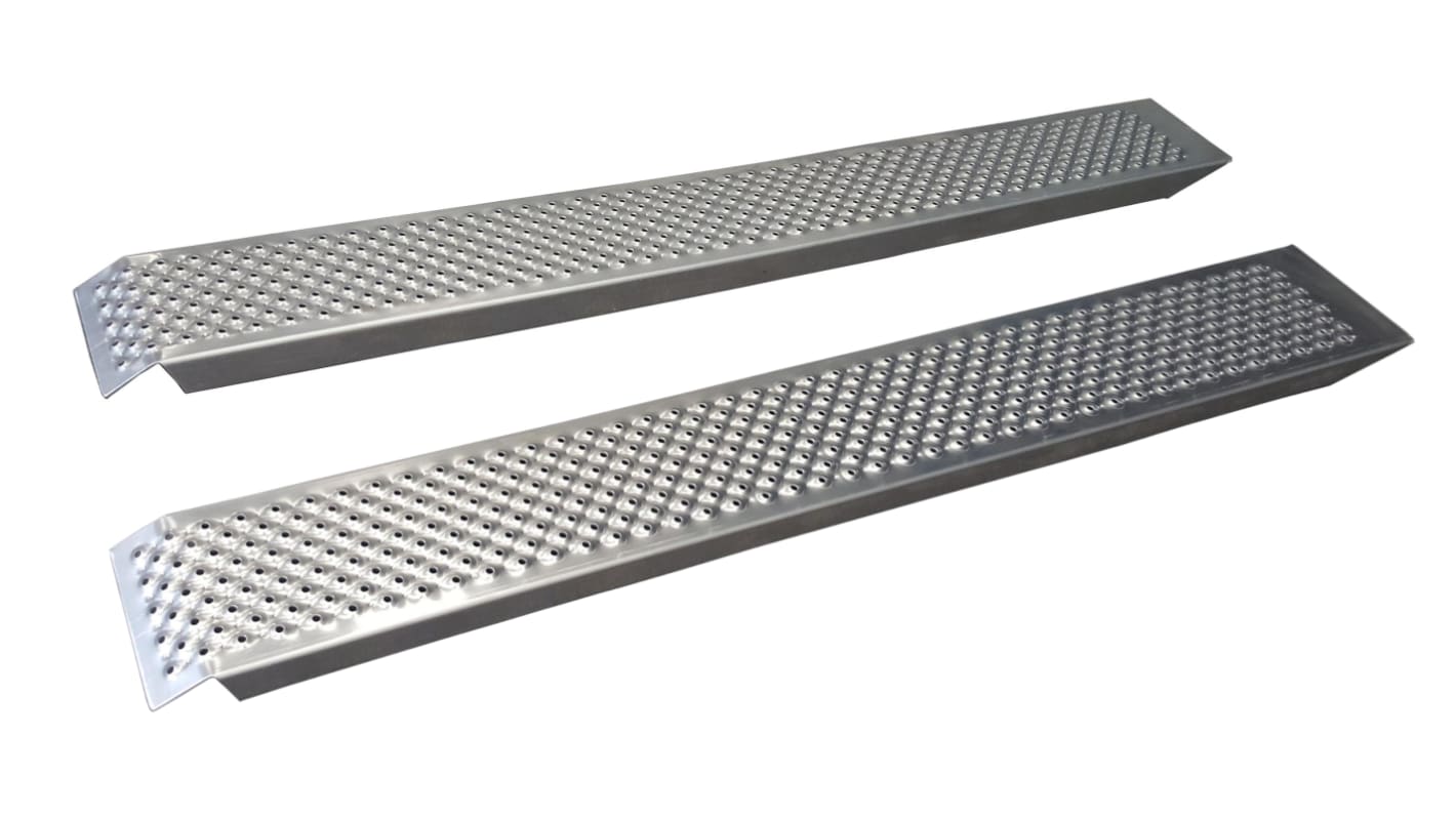 RS PRO Aluminium Foldable Foldable Ramp, 500kg Maximum Weight | RS