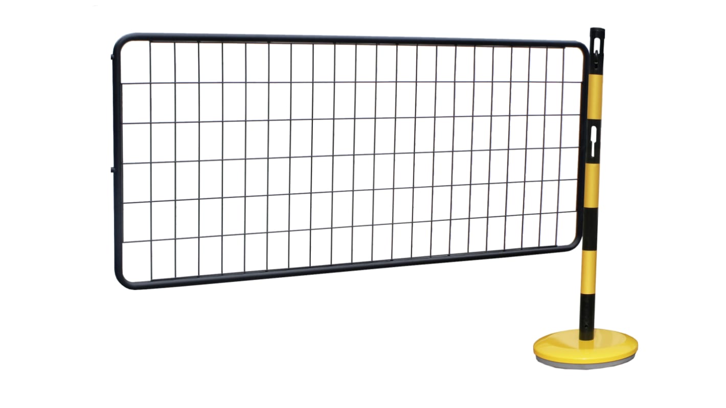 RS PRO Black & Yellow Steel Post & Panel Kit | RS