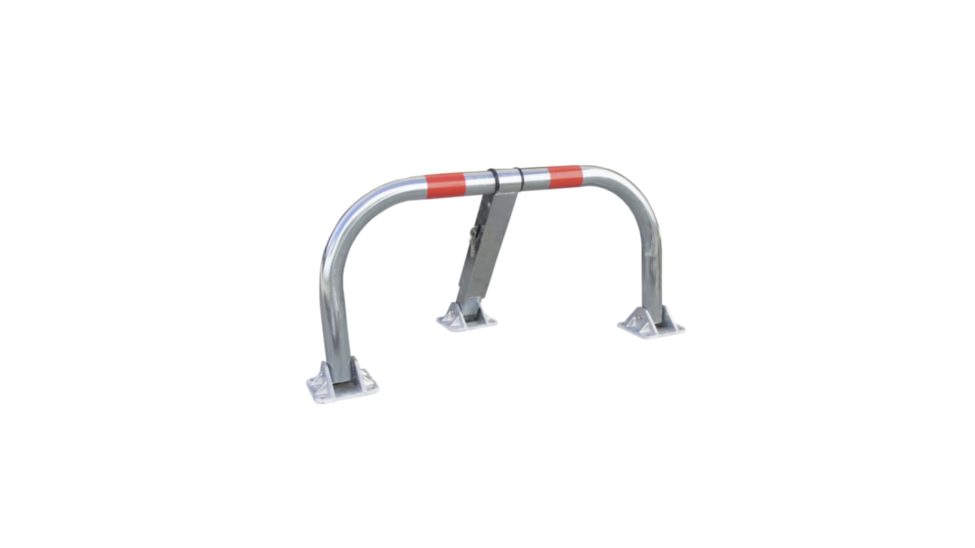 Grey Galvanised Steel Parking Barrier | RS