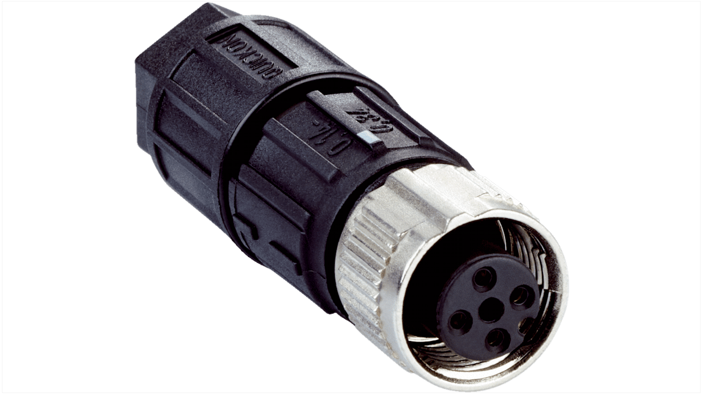 DOS-1204-GQU6 | Sick, DOS Compact Power Connector Cable Mount Plug, 4A ...