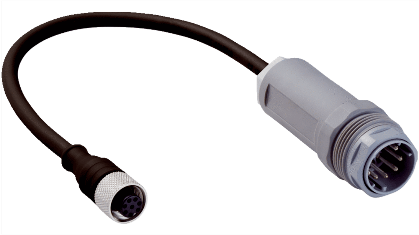 DSL-6129GM25034KM1 | Sick Straight Female 8 way M12 to Straight Male 12 ...