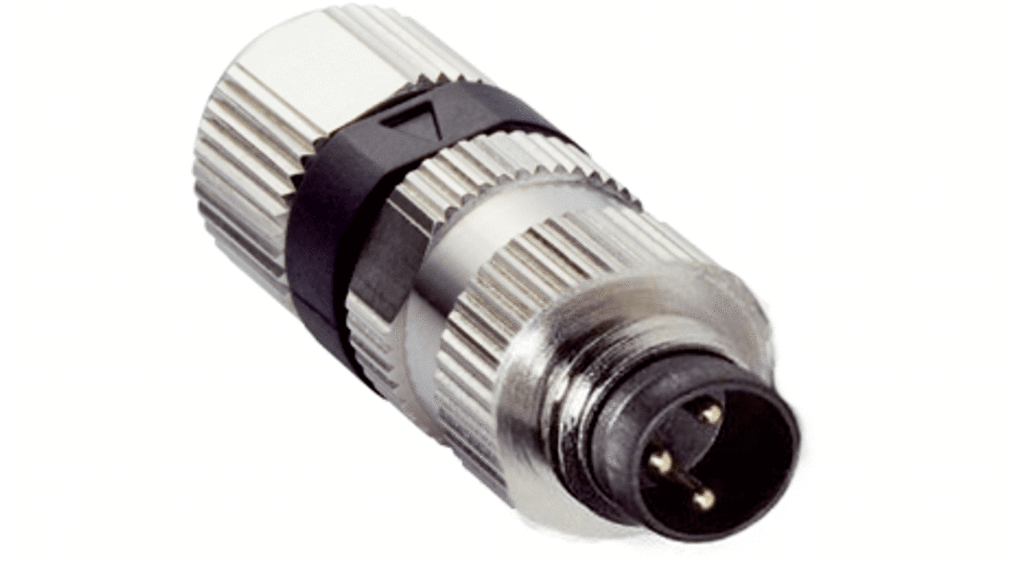STE-0803-GPC | Sick Connector, M8 Connector, Plug, Male, IP68, STE ...