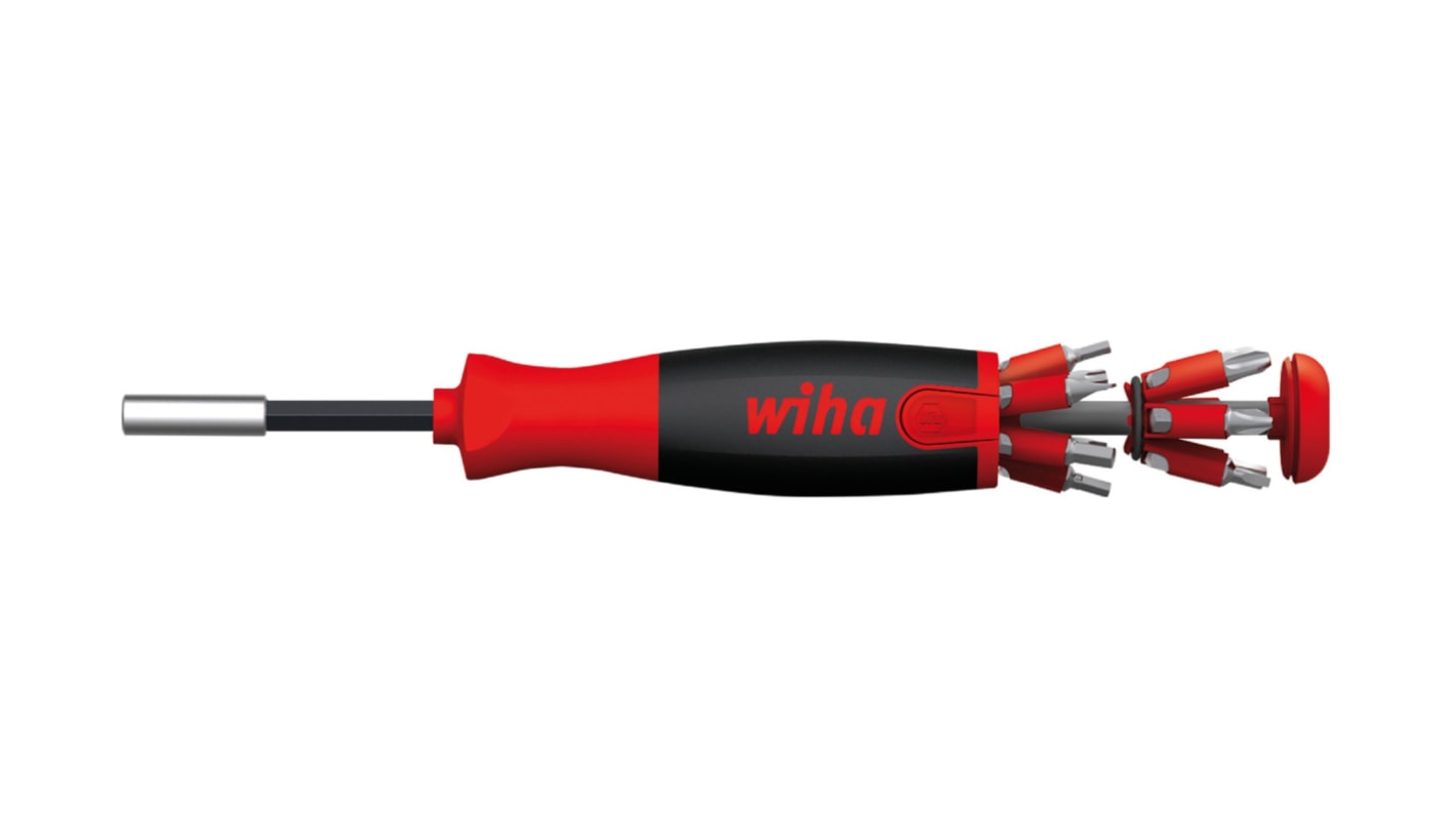 38606 | Wiha Hexagon, Phillips, Pozidriv, Slotted, Torx Bit Holder ...