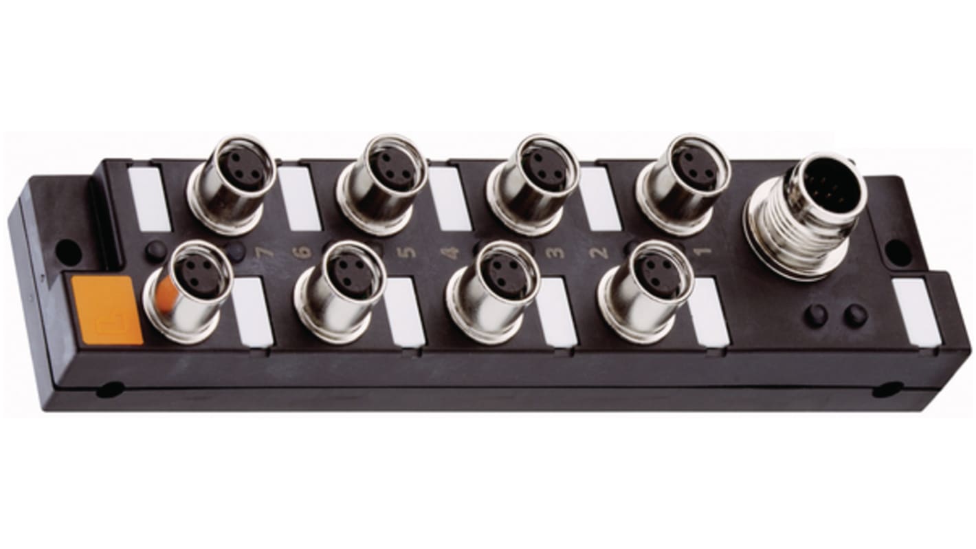 65347 | 653 Series Sensor Box, M8, 3 way, 8 port | RS