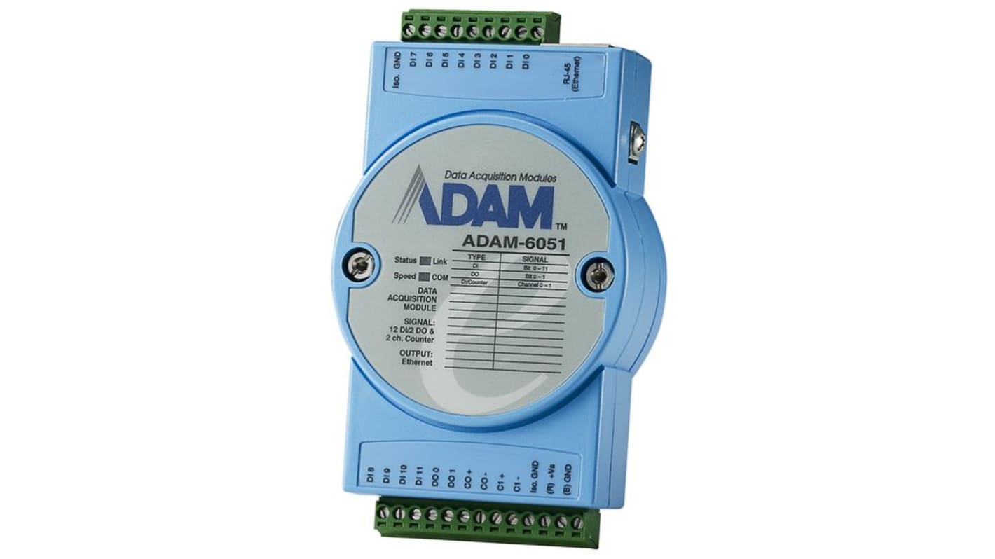 ADAM-6051 | Advantech Adam 6000 Series Series Ethernet Module, Digital ...