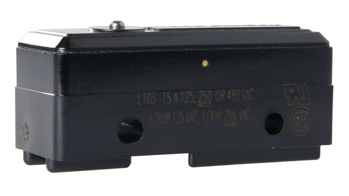 BZ-R | Honeywell Pin Plunger Micro Switch, Solder/Quick Connect ...