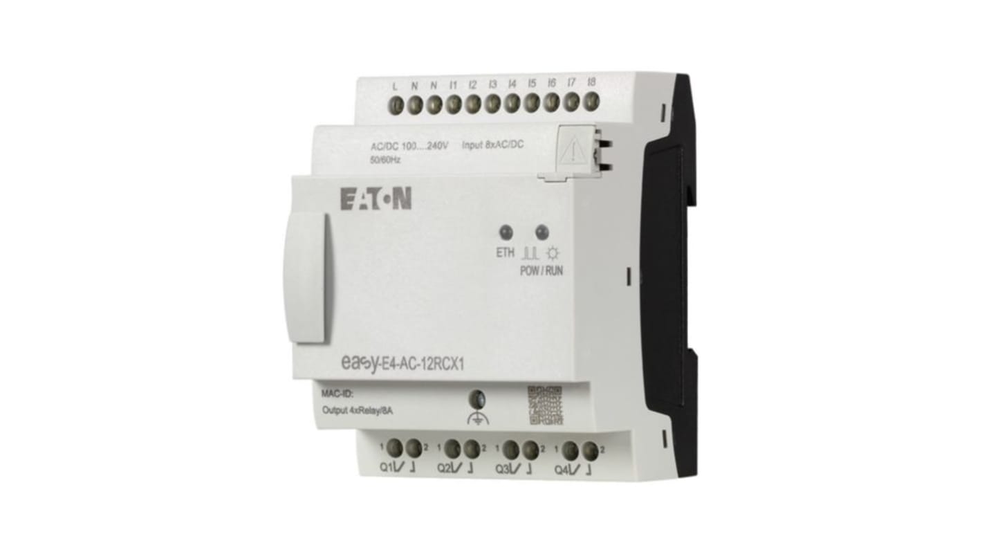 EASY-E4-AC-12RCX1 | Eaton EASY-E4 Series Control Relay for Use with PLCs, 100 → 240 V ac/dc ...