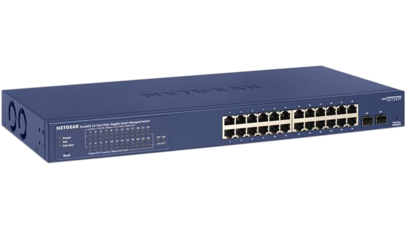 GS724TP-200EUS | Netgear Managed 24 Port Ethernet Switch With PoE | RS