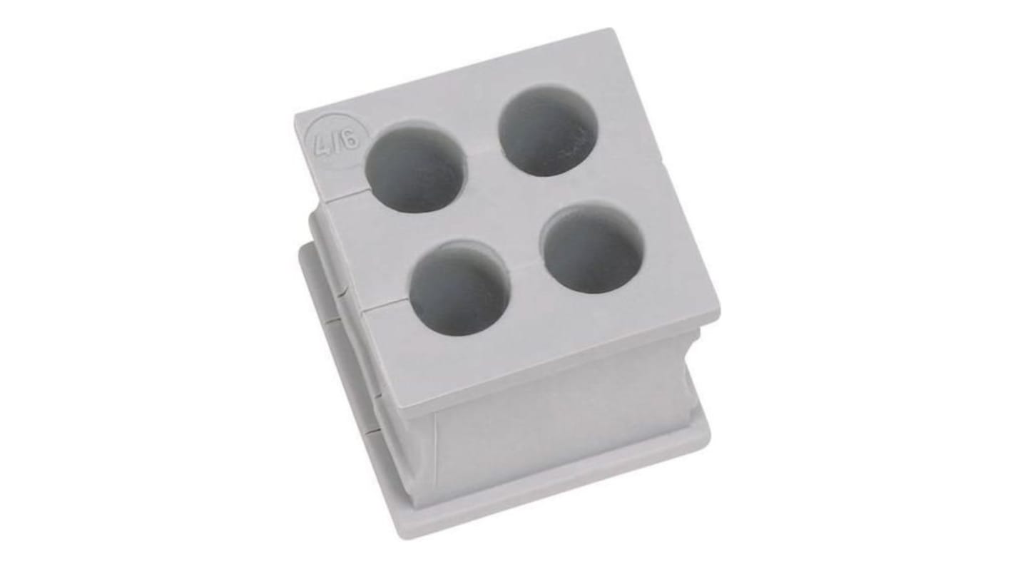 KT 4/4 | Icotek Grey Elastomer Cable Grommet | RS
