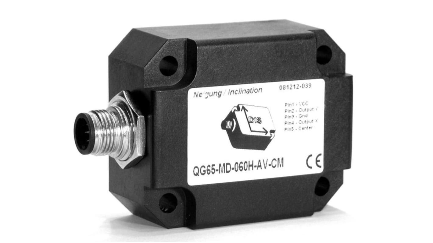 DIS Sensors QG65-KD-030H-AI-CM 2 Axis Inclination Sensor, IP67 | RS