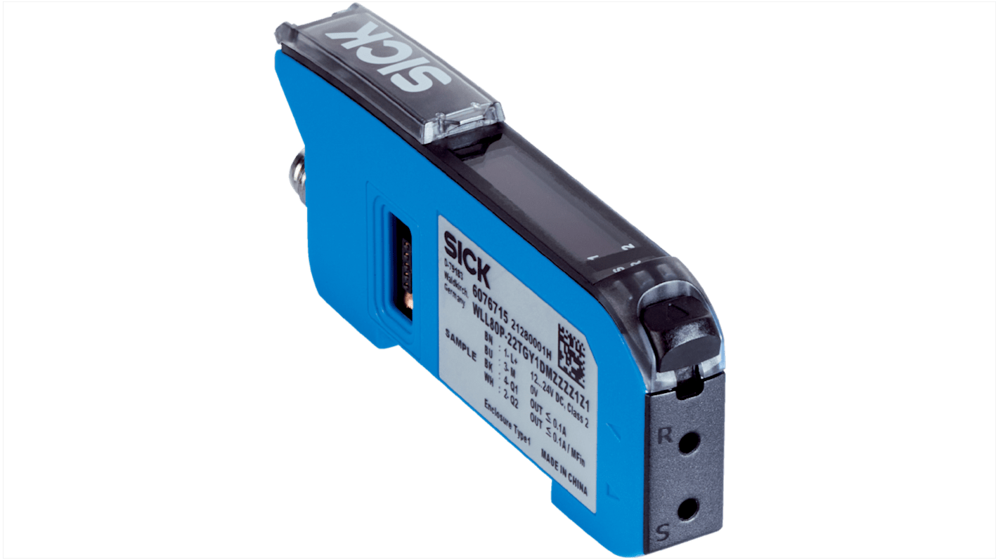 WLL80P-22TGY1DMZZZZ1Z1 | Sick Fibre Optic Sensor, PNP/NPN Output, IP54 ...